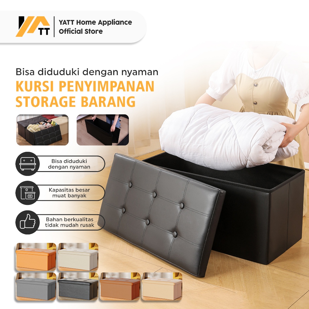 Jual YATT Storage Bangku Sofa Paling Praktis ｜Multifungsi Sofa ...