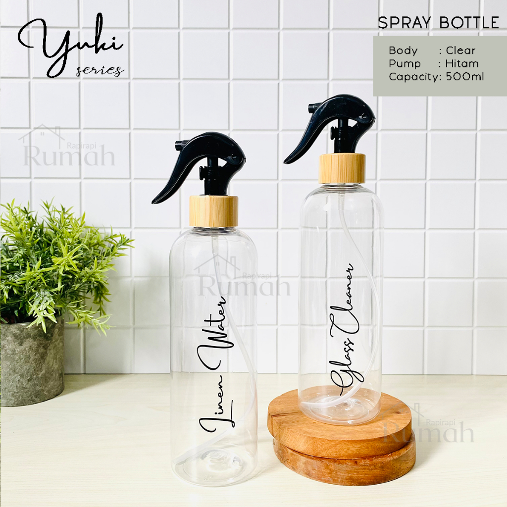 Jual YUKI - Botol SPRAY Refill Dispenser Sabun Cair 500ML Body Clear ...