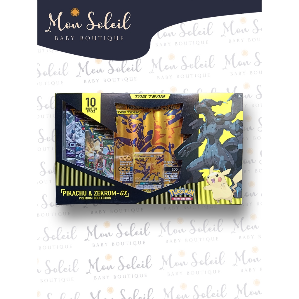 Jual Pokemon TCG Tag Team Pikachu & Zekrom GX Premium Collection | Shopee Indonesia