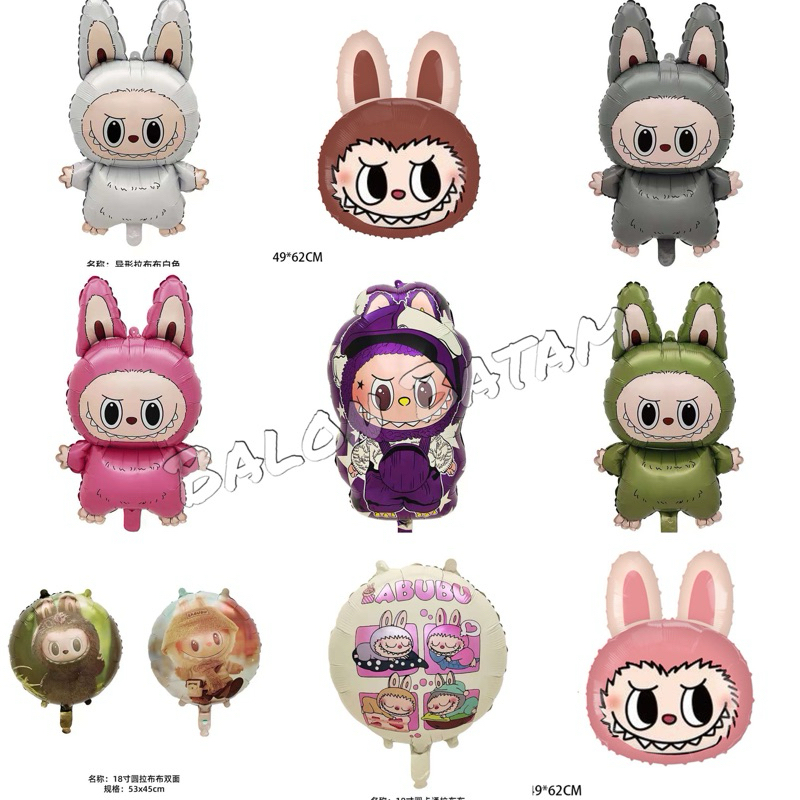 Jual Balon Foil JUMBO Labubu Bulat Labubu new | Shopee Indonesia