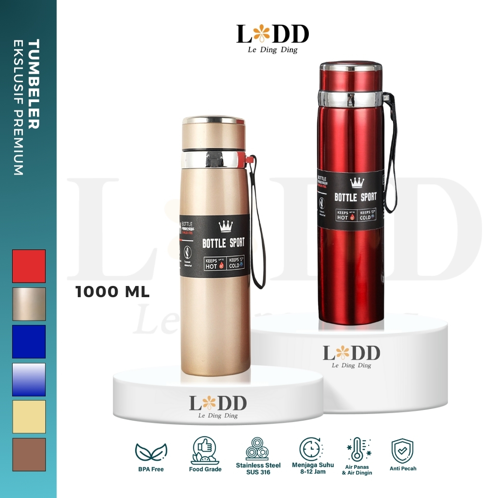Jual Le Ding Ding-Termos Air Panas Dingin Tumbler Stainless Steel SUS 316 Food Grade Vacum Flask ...