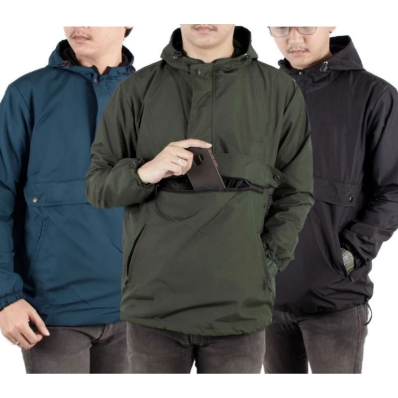 Jual jaket cougle POLOS/jaket Doraemon/jaket outdoor pria wanita cocok ...