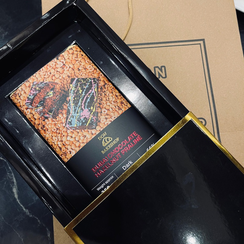 Jual Dubai Chocolate Don Bakeshop Hazelnut Praline | Shopee Indonesia