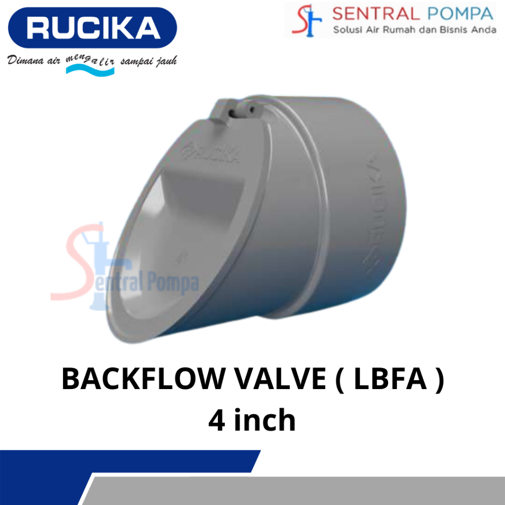Jual Rucika Valve Backflow 4" Tutup Got / Tutup Saluran Pipa Bak ...