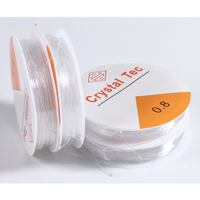 Jual (1roll) senar elastis untuk gelang// senar Korea// senar gelang ...