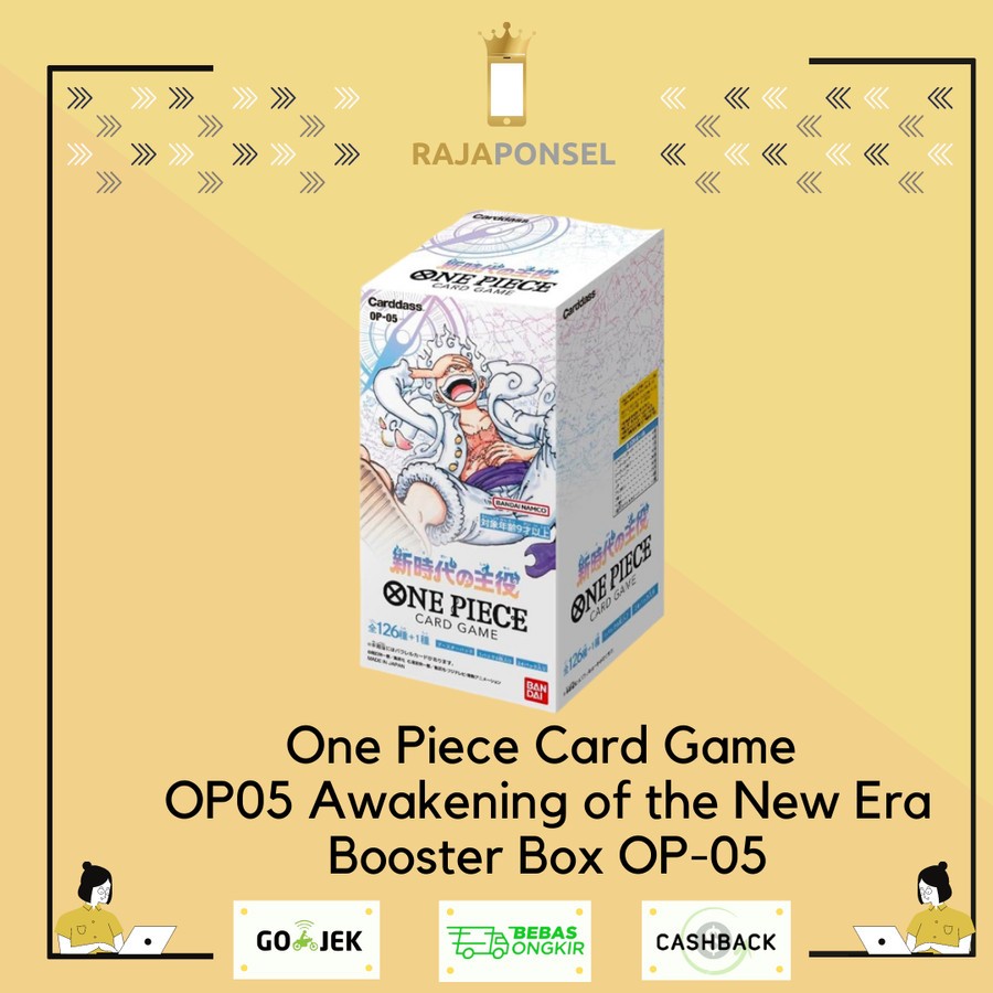 Jual One Piece Card Game - OP05 Awakening of the New Era Booster Box OP ...