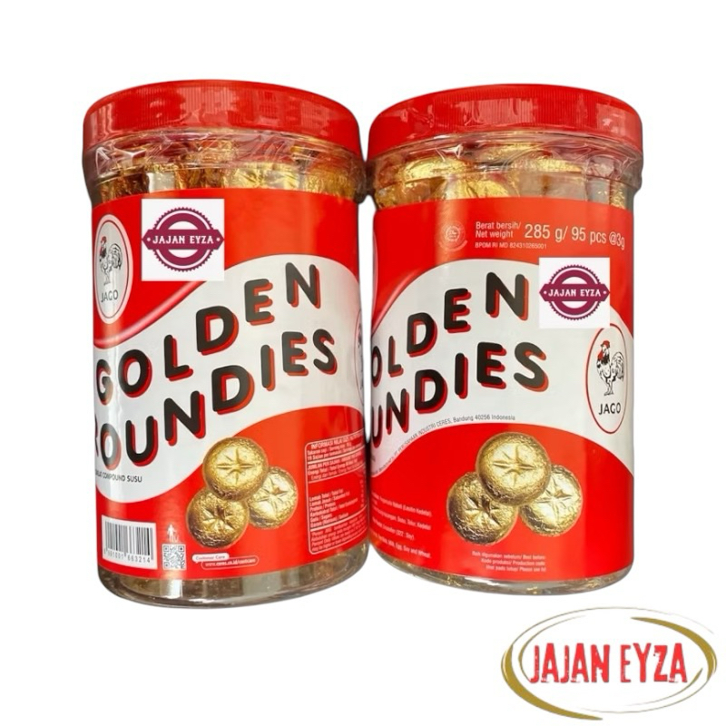 Jual GOLDEN ROUNDIES AYAM JAGO COKELAT KOIN 200gram | Shopee Indonesia