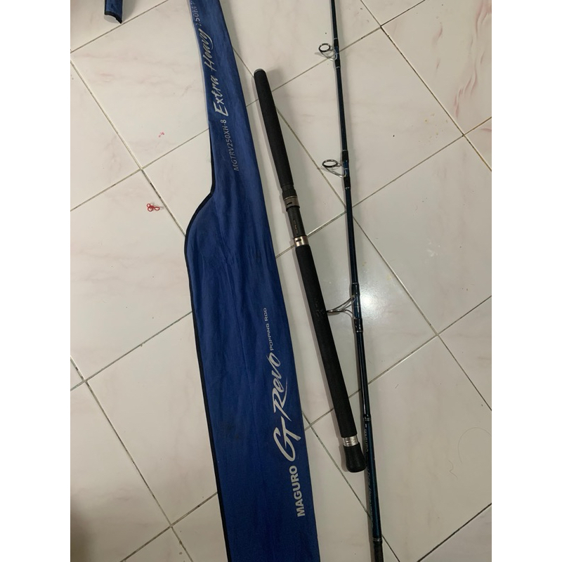 Jual Joran pancing Maguro GT REVO popping rod | Shopee Indonesia