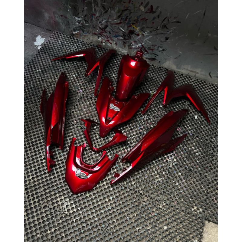 Jual cat motor dan mobil viral di masa kini warna candy red viral di ...