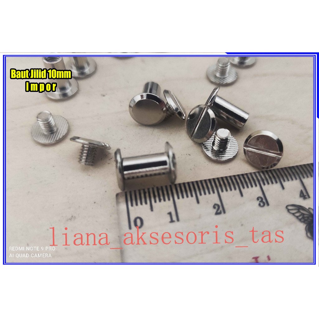 Jual Baut Jilid Buku 10mm - Baut Jilid Agenda 10mm Mur Minus - POPULER ...