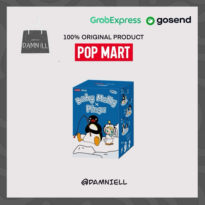 Jual POPMART Plush Pendant BABY MOLLY x PINGU Blind Box | Shopee Indonesia