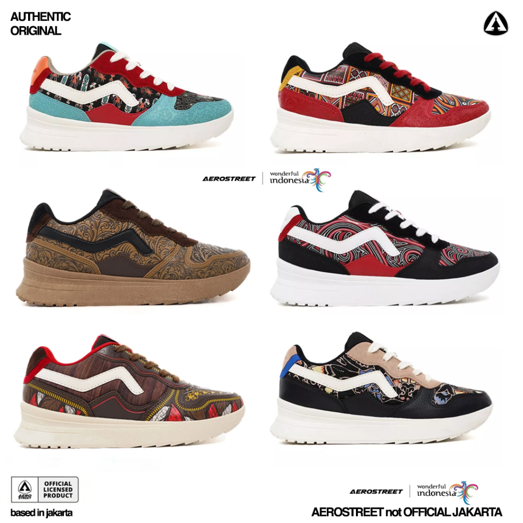 Jual Sepatu Aerostreet x Wonderful Indonesia [ORIGINAL] | Shopee Indonesia
