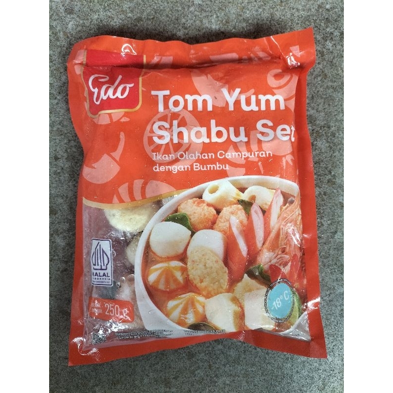 Jual Edo Tom Yum Shabu Set 250 gram (Ikan Olahan Campuran+Bumbu ...