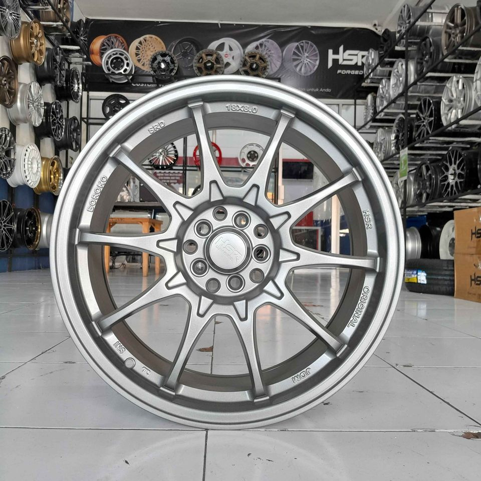 Jual VELG MOBIL RING 18 HSR TYPE BOROKO SRD WARNA GREY - PELEK MOBIL INNOVA CRV HRV WRV CIVIC ...