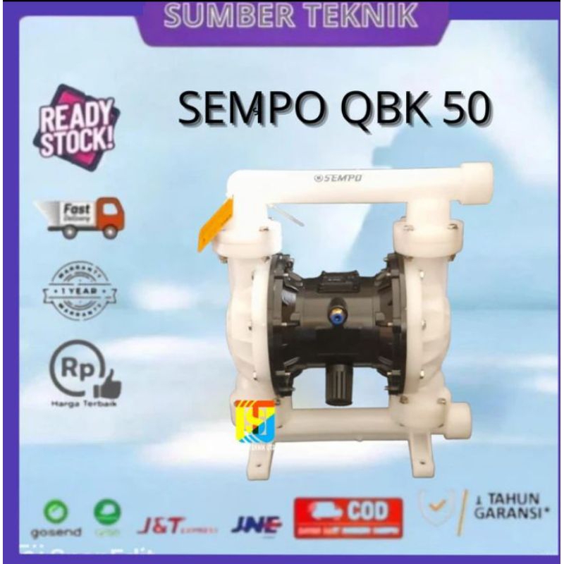 Jual Pompa Diaphragm QBK/QBY 50 AODD 2 inch (Body polypropylene / PP) | Shopee Indonesia