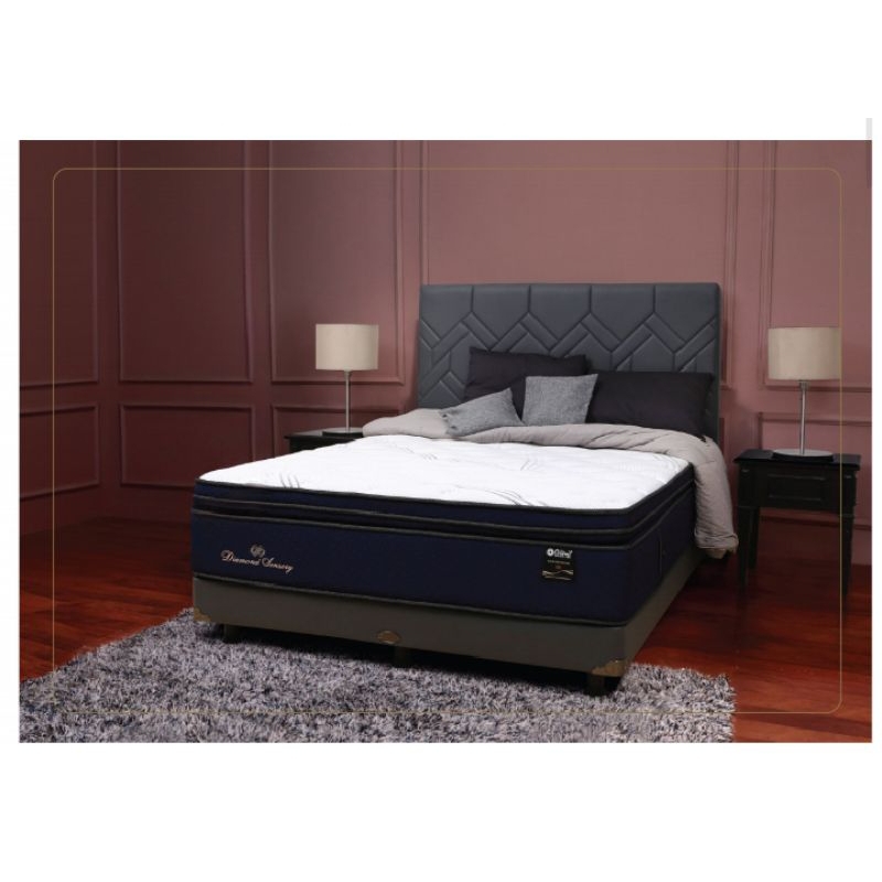 Jual Central Kasur Spring Bed DIAMOND SENSORY Natural Latex Pocket ...