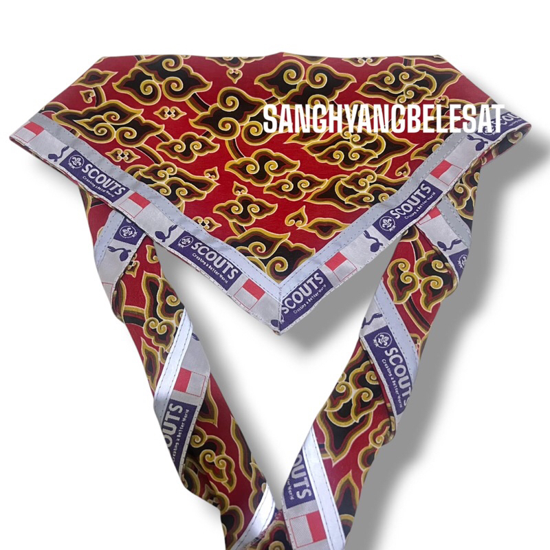 Jual scraf pramuka mega mendung lis scout moven menyala | Shopee Indonesia