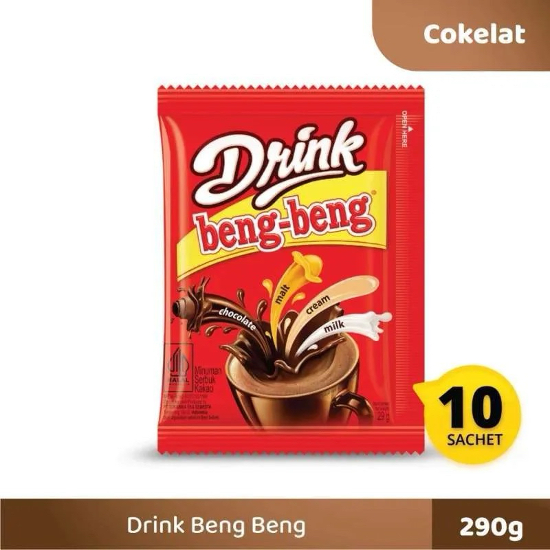 Jual BENG-BENG DRINK CHOCOLATE 1 Renceng isi 10 Sachet 29gr | Shopee ...