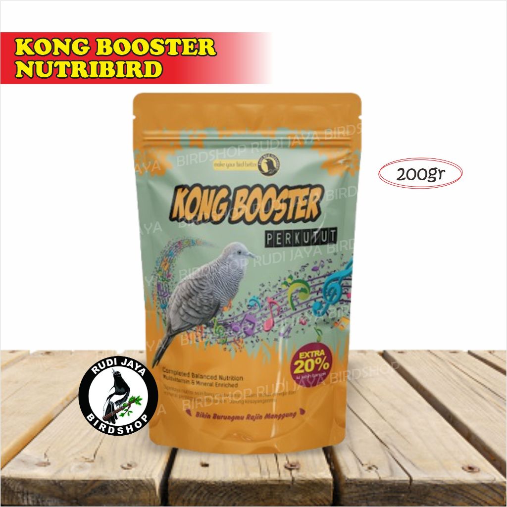 Jual KONG BOOSTER NUTRIBIRD PAKAN MAKANAN BURUNG PERKUTUT DERKUKU ...