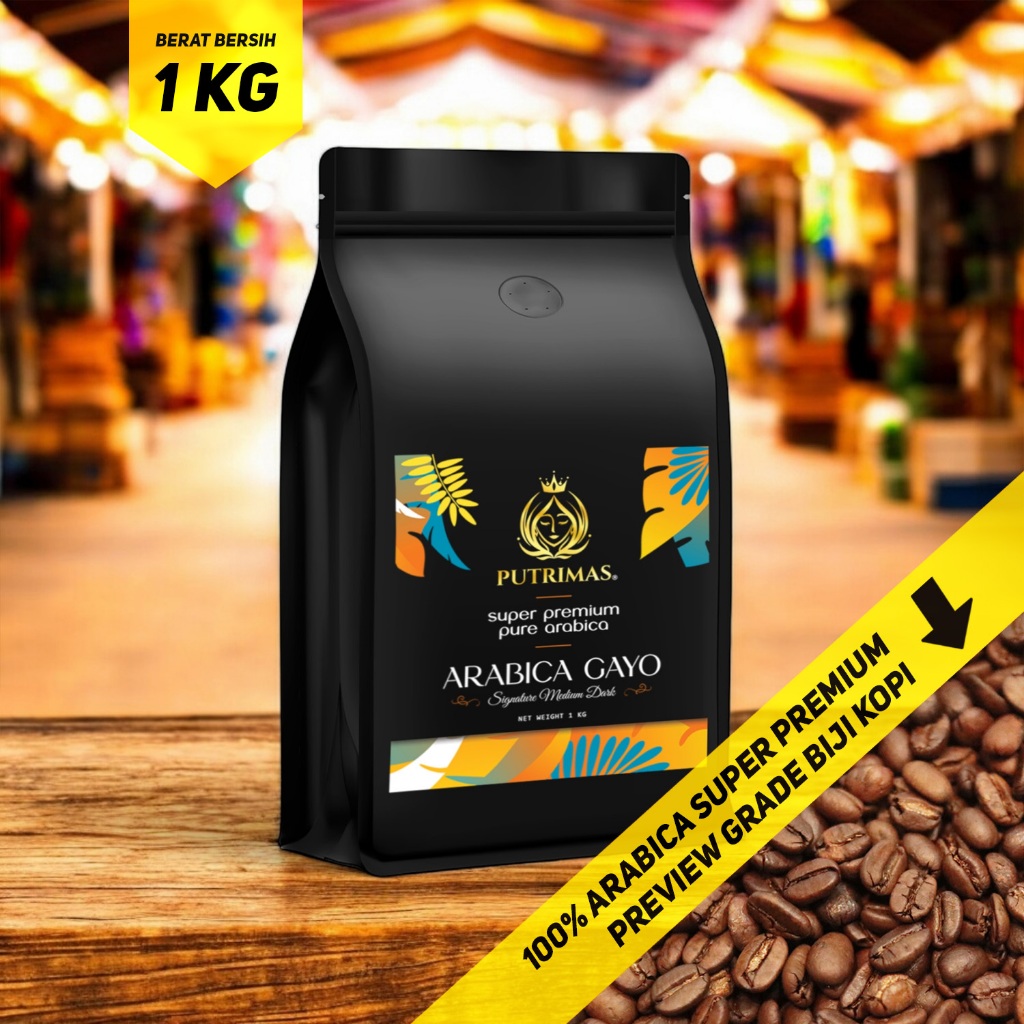 Jual PUTRIMAS Kopi Super Premium Arabica Gayo 1 Kg | Shopee Indonesia