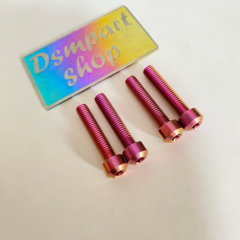 Jual Baut Titanium Kaliper 4P Axial brembo Original Titanium GR5 ( Harga 1 Biji ) | Shopee Indonesia