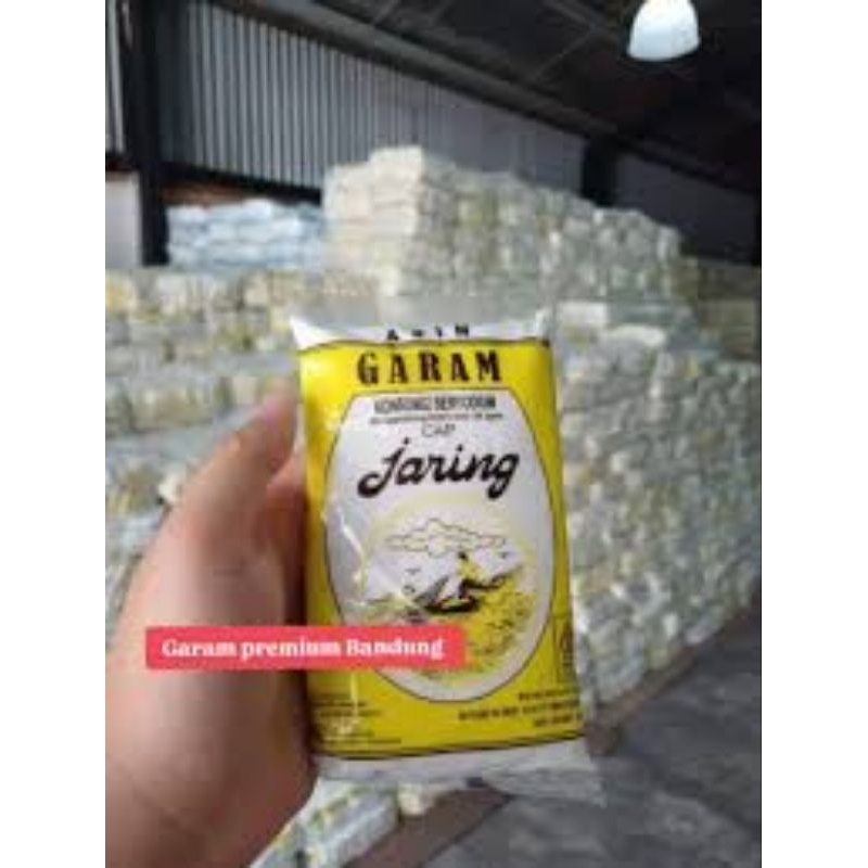 Jual Garam Meja Beryodium Cap Jaring (250 Gram) / Garam Dapur | Shopee ...