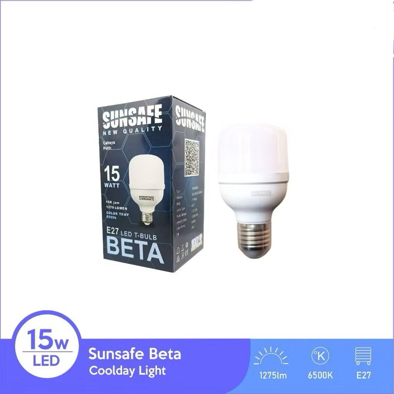 Jual Lampu LED Sunsafe Beta 15 Watt Warna Putih | Shopee Indonesia