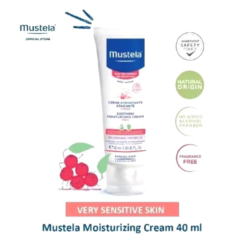 Jual MUSTELA MOISTURIZING CREAM FACE 40ML | MUSTELA MOISTURIZING MURAH ...