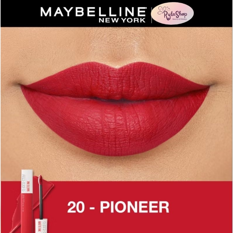 Jual MAYBELLINE SUPERSTAY MATTE INK SHADE 20 - PIONEER | Shopee Indonesia