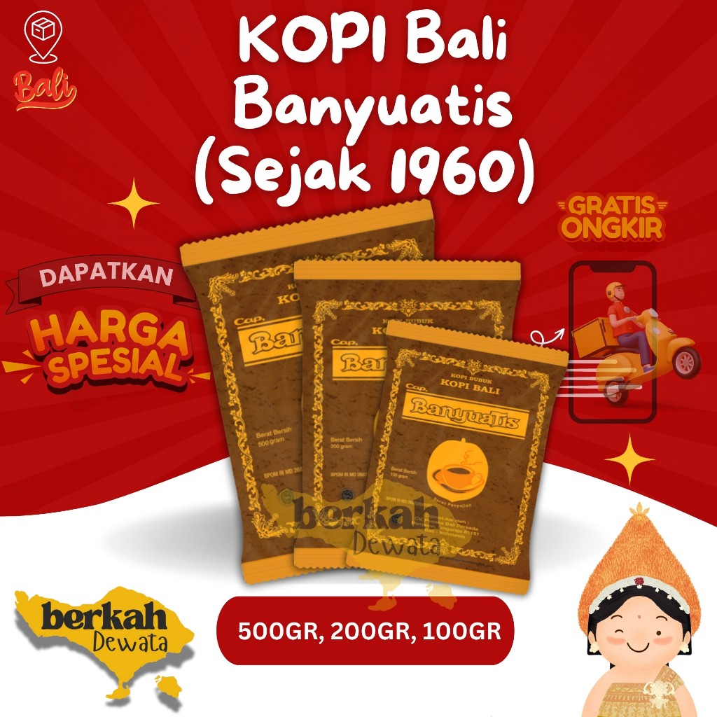 Jual Kopi Bali Banyuatis Kopi Robusta Original 100% Oleh Oleh Asli Bali ...