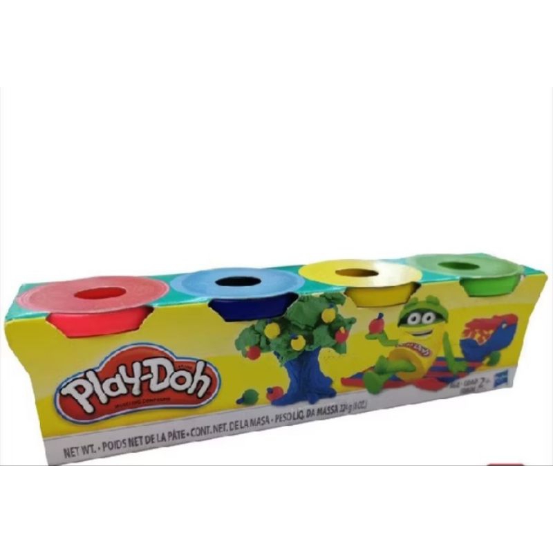 Jual Play Doh Mini 4 Pack Playdoh Compound 8 oz Plastisin Lilin ...