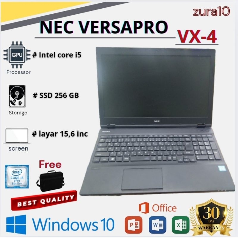 Jual laptop nec versapro i7 gen 8||i5 gen 8 /7/6 ||ram 8 GB ||SSD 256gb ...