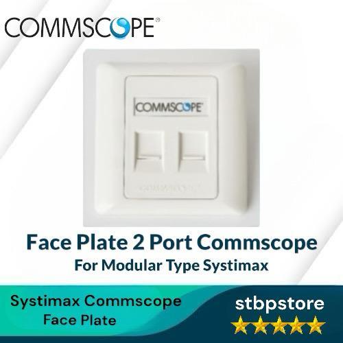 Jual Face Plate Kit / Frame 2 Port / 2 Lobang / 2 Hole Face Plate ...
