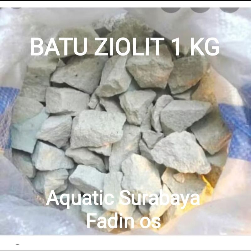 Jual BATU ZIOLITE 1 kg / ZIOLIT/ ZEOLITE/ ZEOLIT MEDIA FILTER AQUARIUM ...