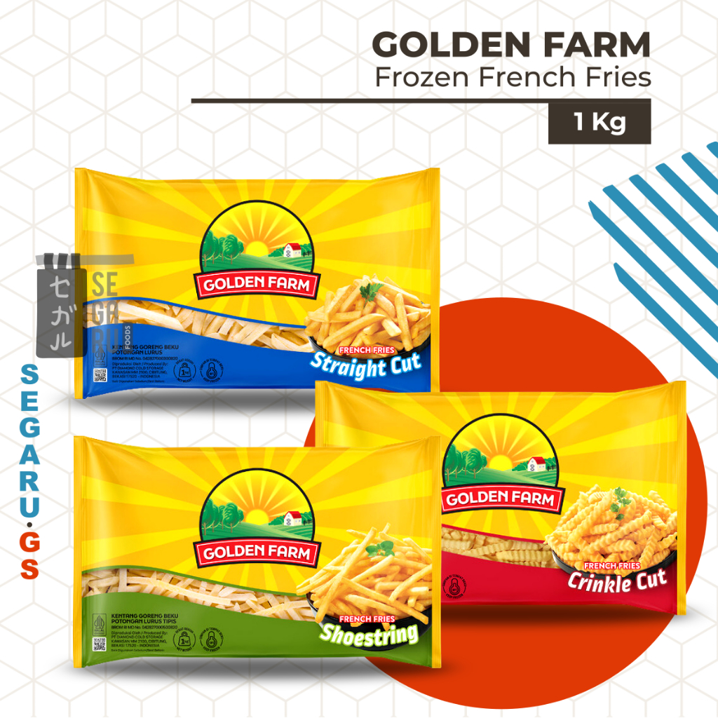 Jual Golden Farm French Fries Kentang Goreng Beku 1 kg | Shopee Indonesia