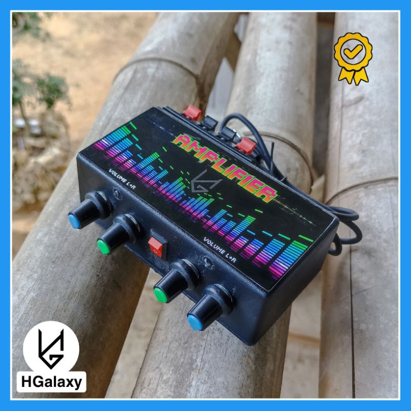 Jual power mini amplifier miniatur 4 channel 5volt stereo + bluetooth ...