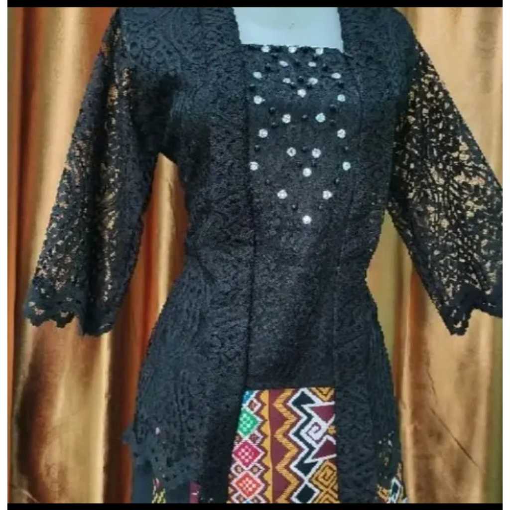 Jual DF_123 Kebaya Full Brukat Depan Alexuez Premium / Kebaya Rompi ...