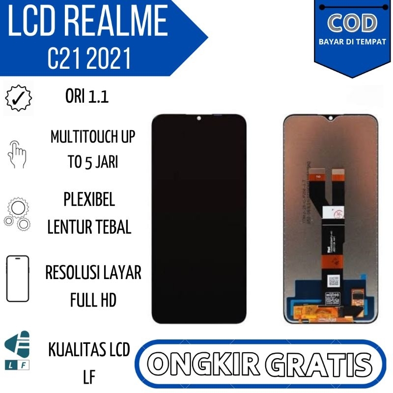 Jual Lcd Realme C21 2021 / C20 / C11 2021 Original Fullset Life Future Touchscreen | Shopee ...