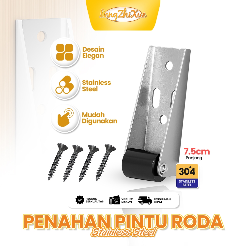 Jual Roda bawah pintu geser multifungsi, roda penyangga bawah pintu ...
