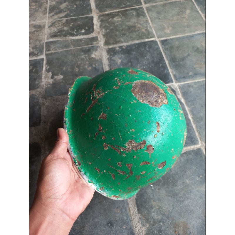 Jual Helm topi perang besi tni ada jadul klasik retro | Shopee Indonesia