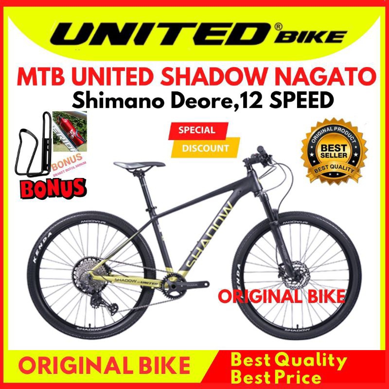 Jual Sepeda Gunung MTB Shadow Nagato Rem Hidrolik Operan Gigi 12 Speed ...