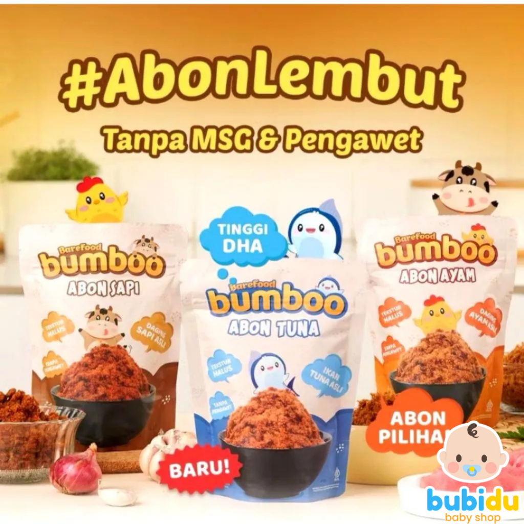 Jual BUMBOO Abon Anak MPASI | Ayam Sapi Teri Non MSG Anak Bayi MPASI 6 ...