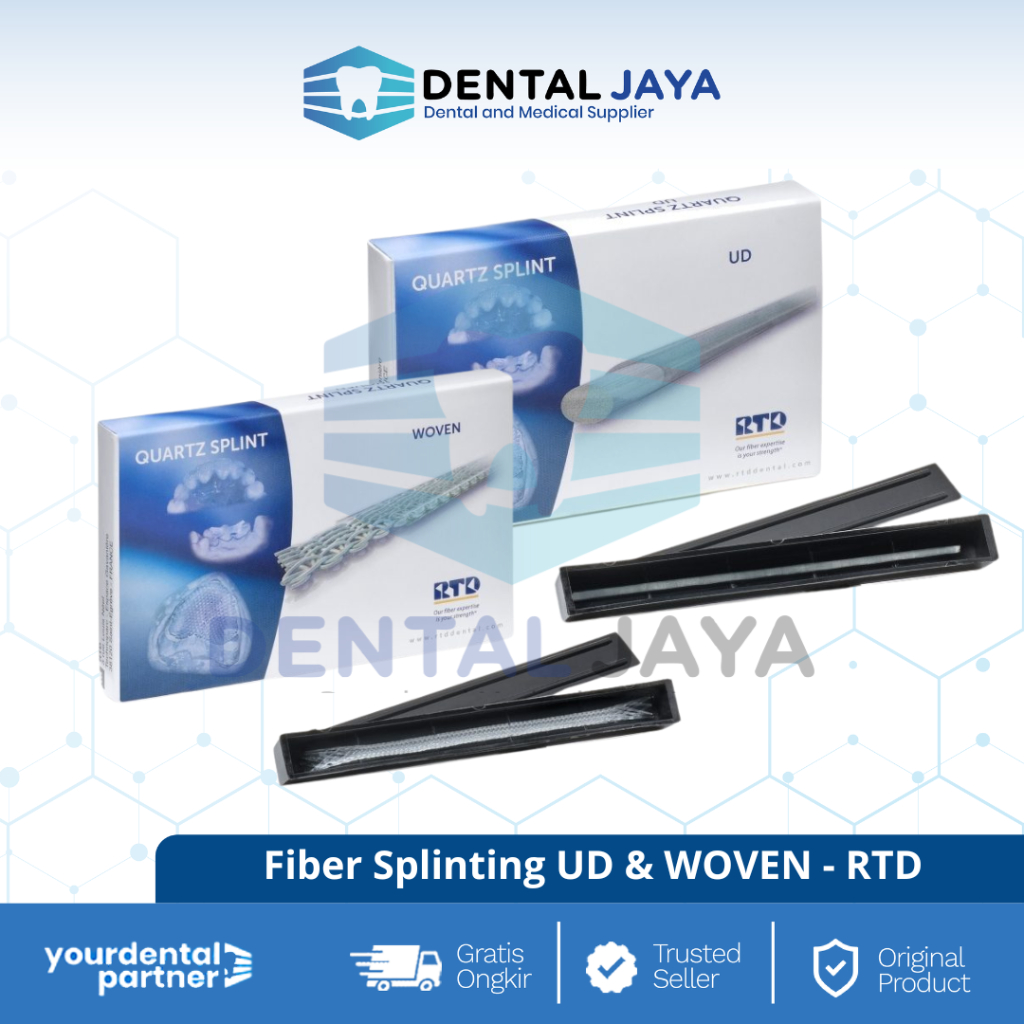 Jual RTD Dental Fiber Splint | Fiber Reinforced | Splinting | Maryland ...