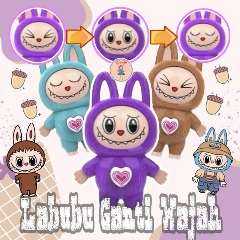 Jual Mainan Penghilang Stress Labubu Spin Head/Mainan Labubu bisa ...