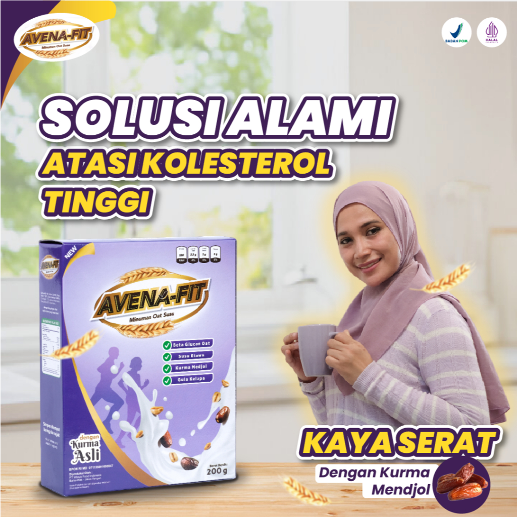 Jual AVENA FIT SUSU ALAMI ATASI KOLESTEROL TINGGI - PAKET 1 BOX | Shopee Indonesia