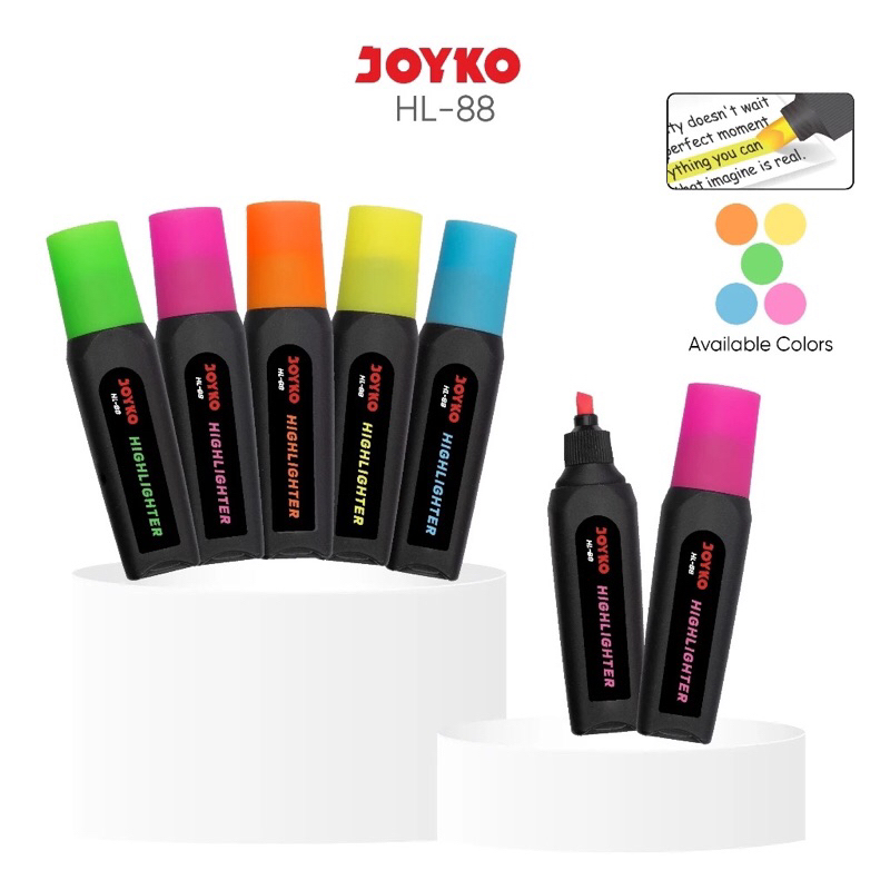 Jual 12 Pcs!! STABILO JOYKO HL-88 HIGHLIGHTER JOYKO | Shopee Indonesia