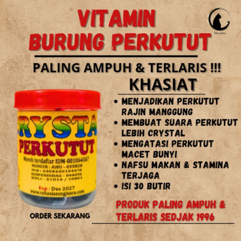 Jual JAMU PERKUTUT CRYSTAL VITAMIN PERKUTUT GACOR PALING AMPUH ...