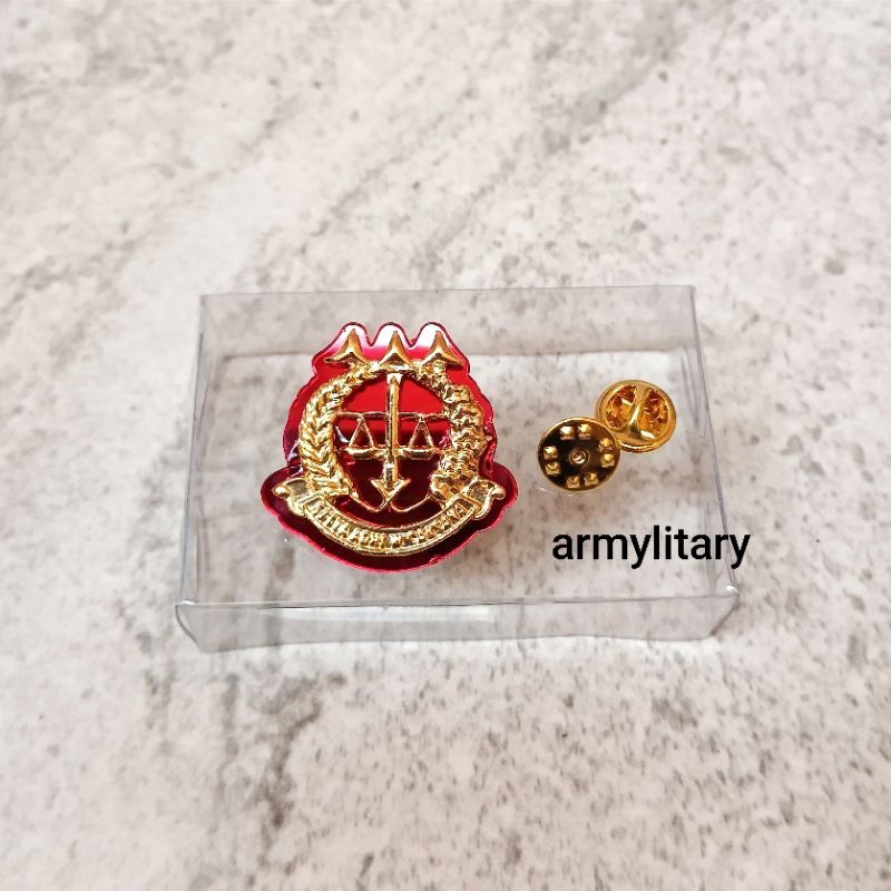 Jual PIN KEJAKSAAN MIROR KANCING PAKU GOLD | Shopee Indonesia