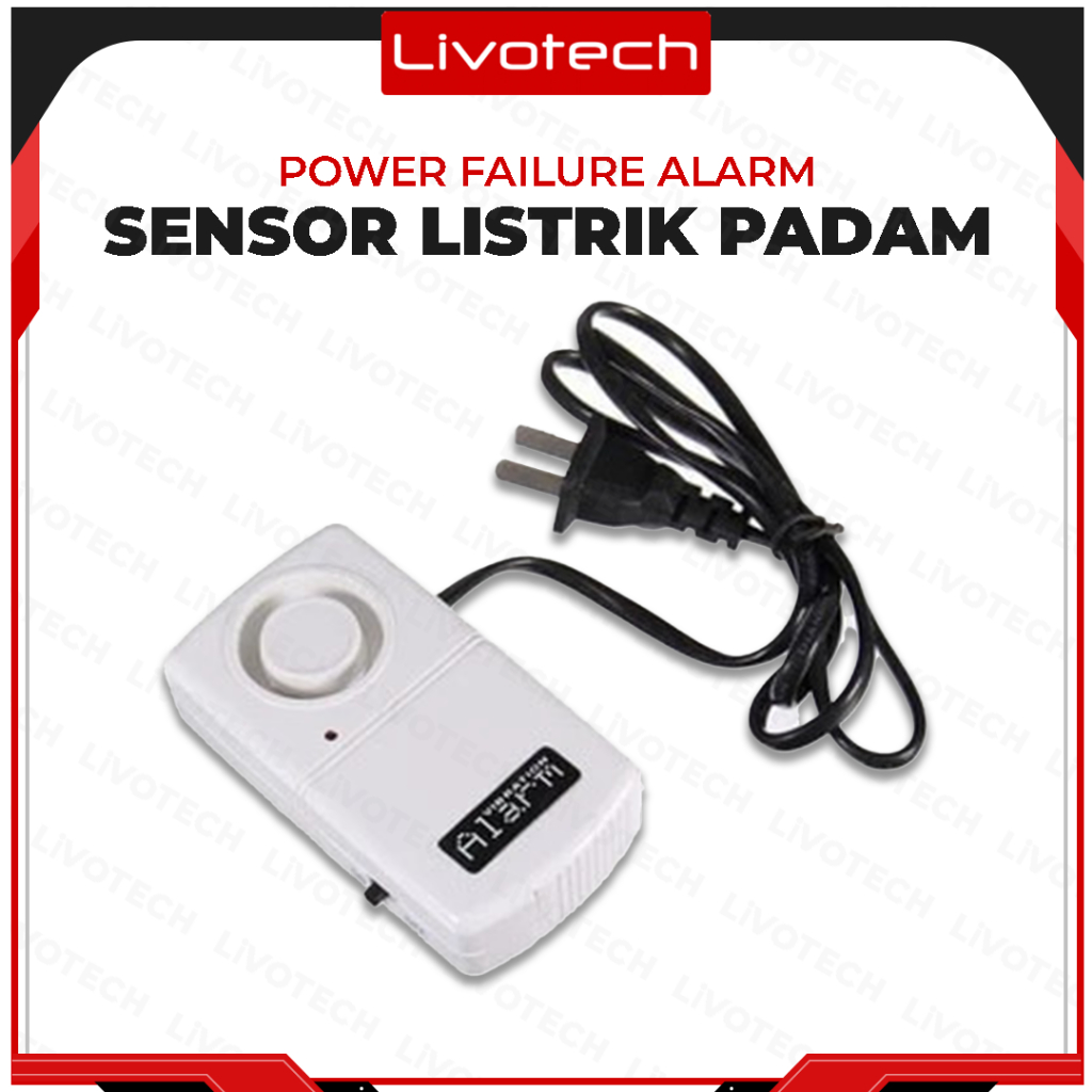 Jual LIVO Power Failure Alarm Sensor Listrik Padam PLN Mati Putus ...