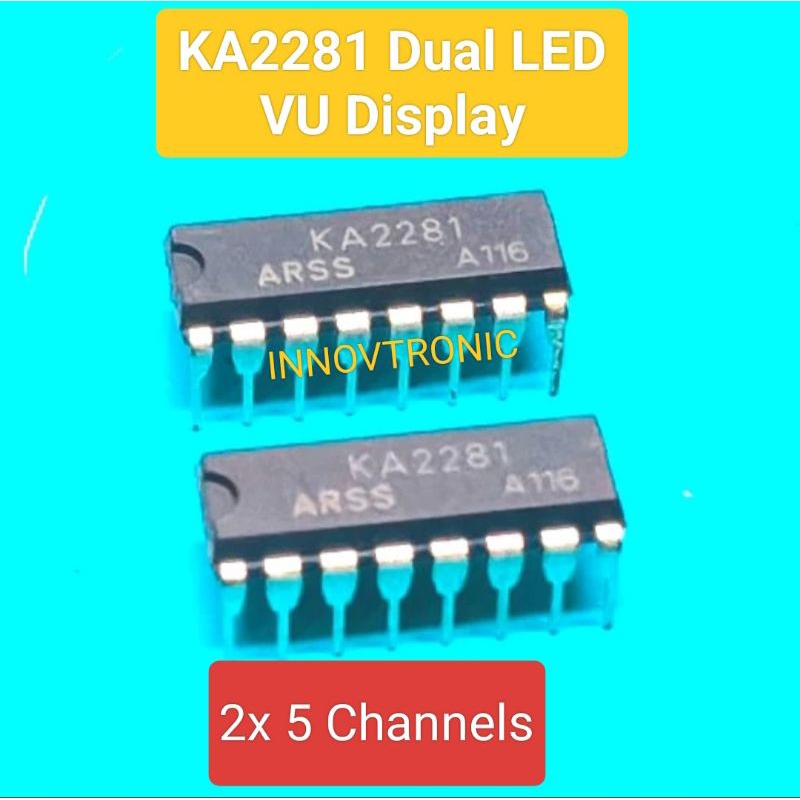 Jual KA2281 2x5 Dot Dual LED Level Meter VU Display Indicator Indikator ...